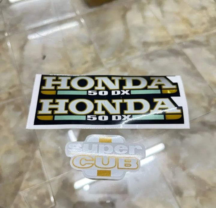 สติ๊กเกอร์ติดรถมอเตอร์ไซค์HONDA/ซุปเปอร์ คิวบี/Super CuB 50 DX* | Lazada.co.th