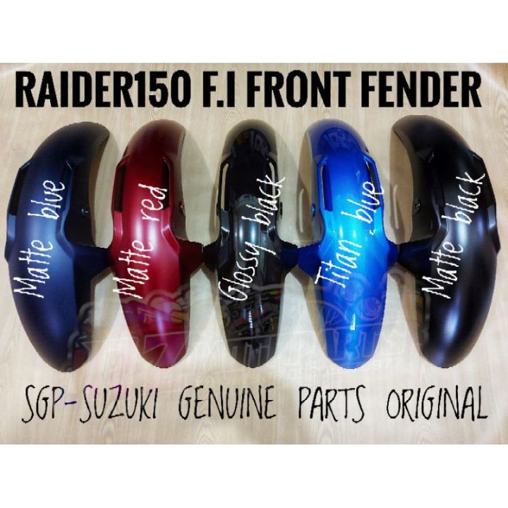 RAIDER150 FI FRONT FENDER MATTE BLACK | Lazada PH