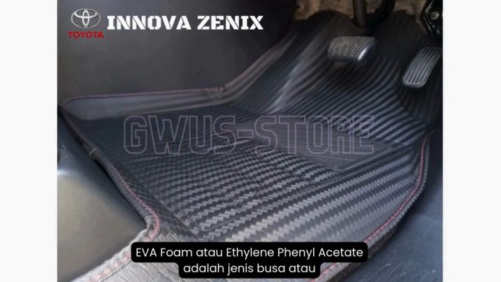 Karpet mobil 5D TOYOTA NEW AVANZA - 3 Baris Mangkok Car Mat EVA FOAM ...