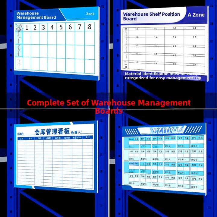 ZHONGHUIDA | Warehouse Location Management Board Inventory Storage ...