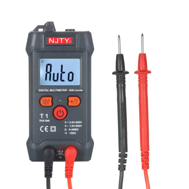 Handheld Mini Digital Multimeter Multifunction 4000 Counts Multi Meter ...