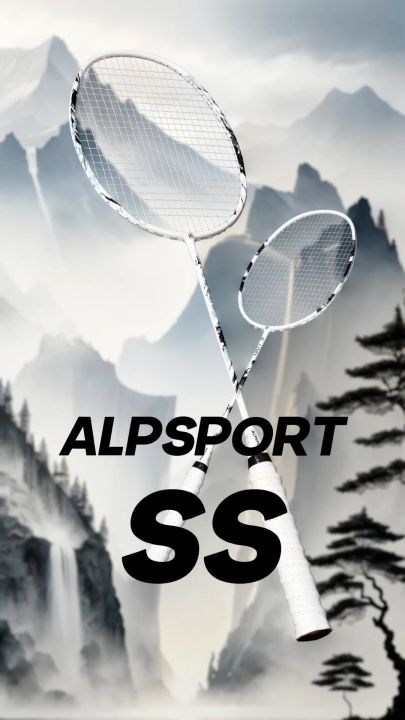 ALP SS Carbon Fiber Badminton Racket 4U 24lbs Original Mountain And ...