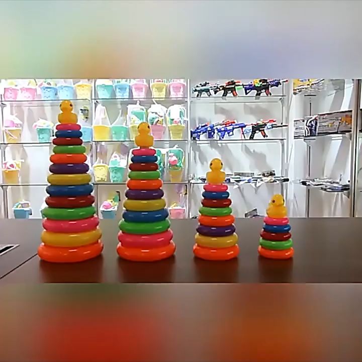 Luxxe Angels Ring Stacker Toy Choose from 5,7,10 or 13 ring | Rainbow ...