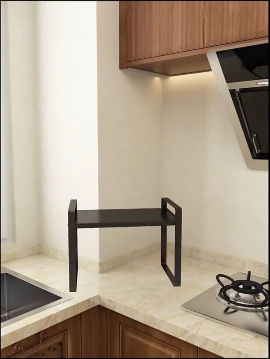 Rak Panci stainless steel Rak Oven Dapur Serbaguna Rak Bumbu Rak dapur ...