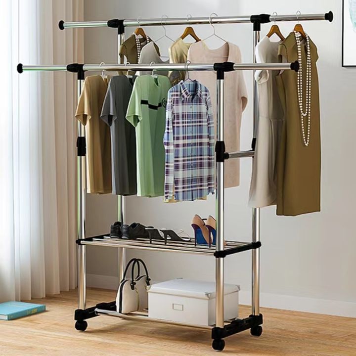 Adjustable Drying Rack Portable Space Saving Clothes Hanger Rack ...