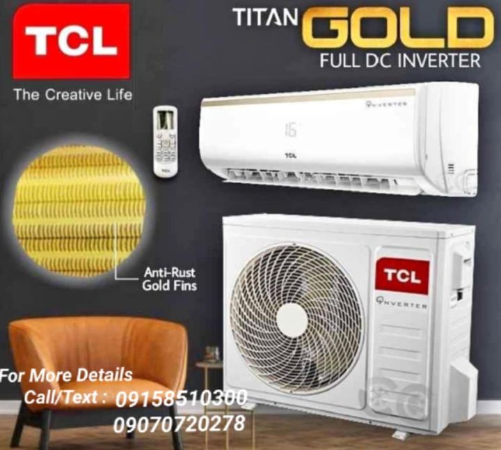 TC'L 1.5hp Titan Gold Inverter Split Type Aircon | Lazada PH
