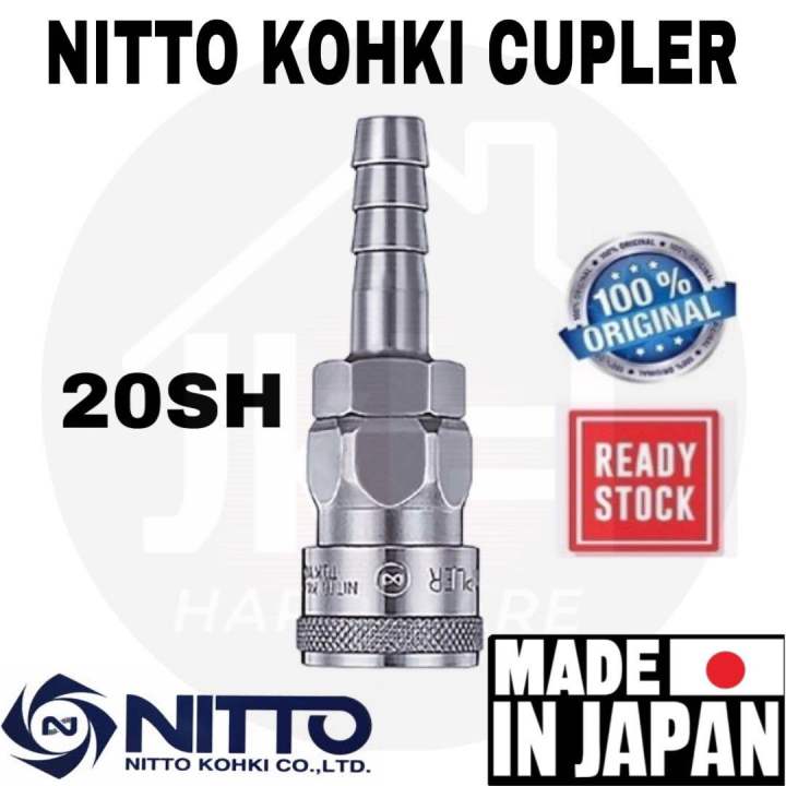 (100% ORIGINAL) 20SH NITTO KOHKI CUPLER "MADE IN JAPAN" | Lazada