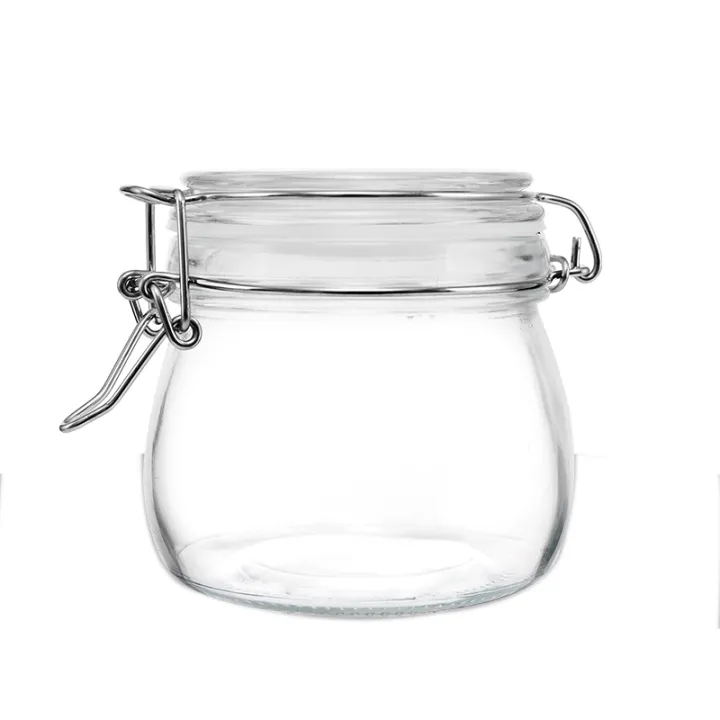 Food Grade Glass Sealed Storage Jar Preserve Pickle Kimchi Grain ...