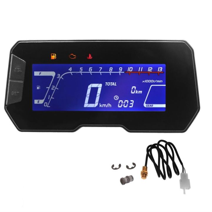 Motorcycle RPM Digital Speedometer Adjustable LED Speedometer For Honda ...