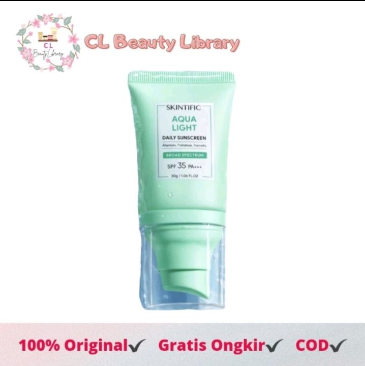 SKINTIFIC Aqua Light Daily Sunscreen SPF 35PA+++ | Lazada Indonesia