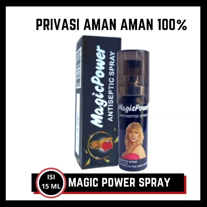 Tissue Magic Power Antiseptic Spray isi 15ml pria tahan lama | Lazada ...