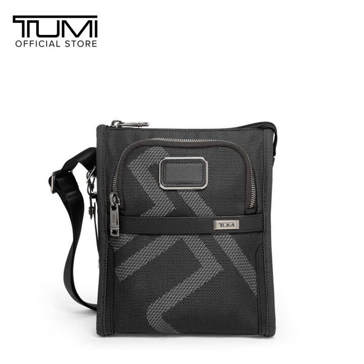 TUMI ALPHA POCKET BAG SMALL สีสะท้อนแสง/ผ้าแจ็คการ์ด | Lazada.co.th