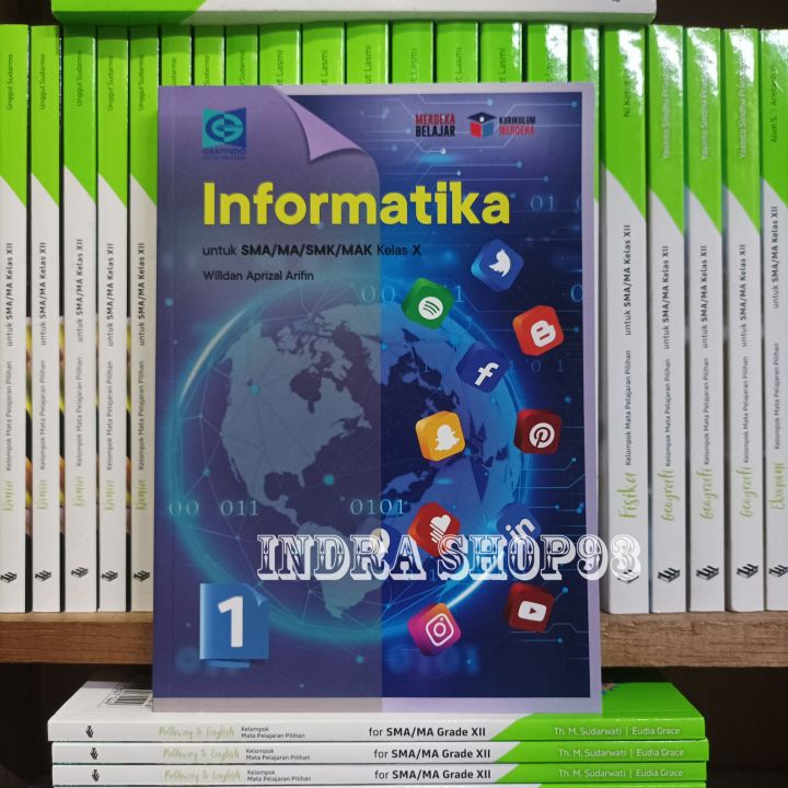 Buku Informatika Kelas 1 / X / 10 SMA Grafindo Kurikulum Merdeka ... Buku Informatika Kelas 1 / X / 10 SMA Grafindo Kurikulum Merdeka ...
