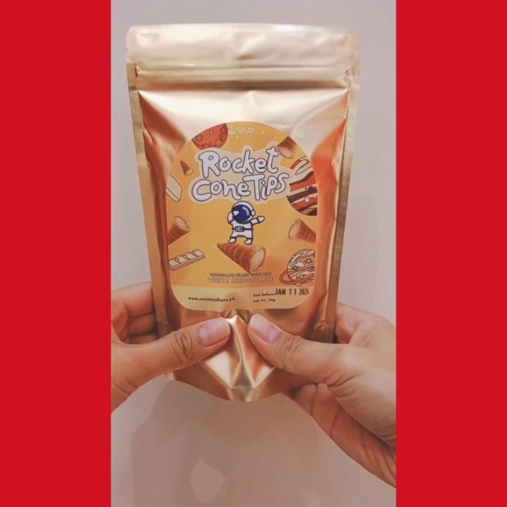 Cacao Culture - Rocket Cone Tips - White Chocolate - 100g - Chocolate ...