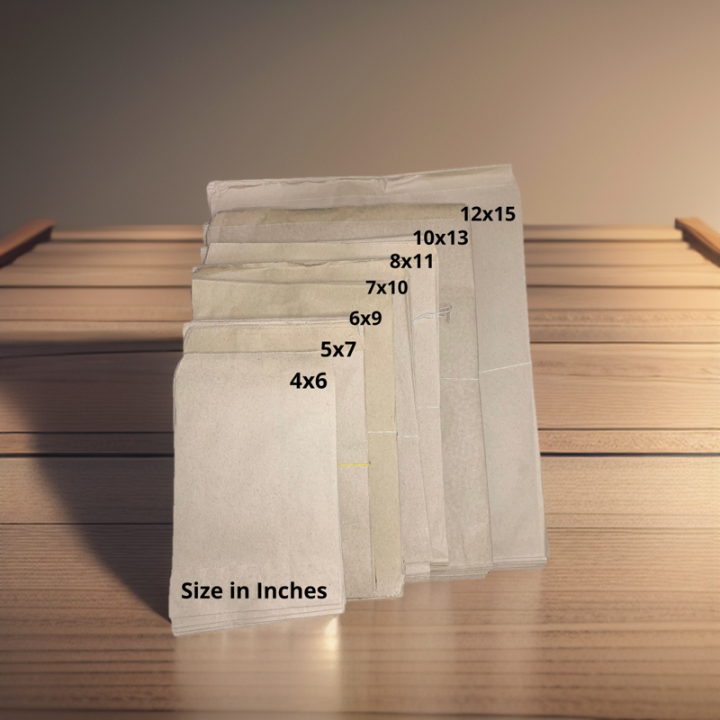 FLAT kraft brown paper notion bag | Lazada PH