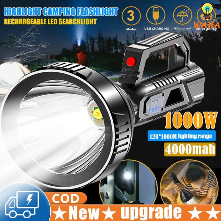 【P100 LED wick】Super bright LED flashlight 1000m IPX6 waterproof ...