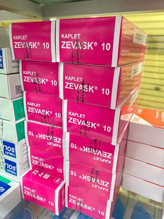 Vitamin zevask 10mg Box 100 Tablet | Lazada Indonesia