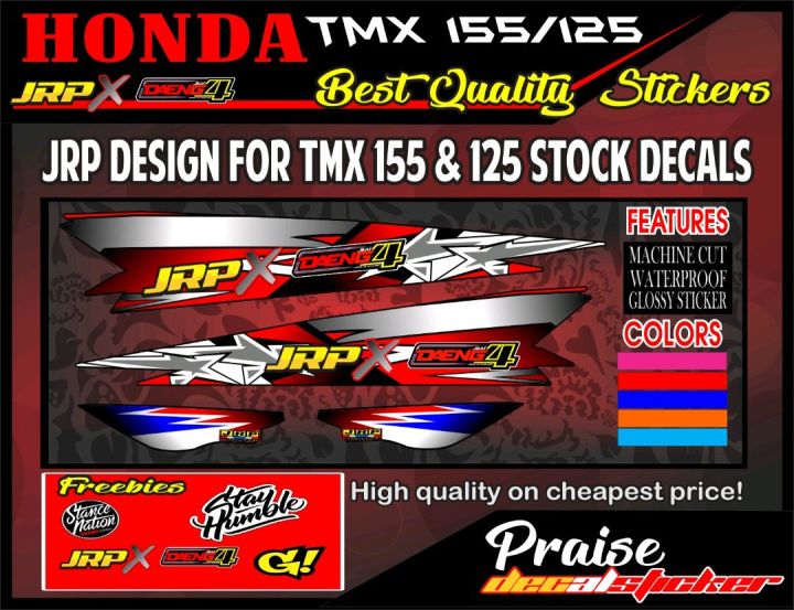 TMX / RUSI / PINOY / MOTOPOSH / SKYGO / DECALS STICKER ( JRP DESIGN )🔥 ...