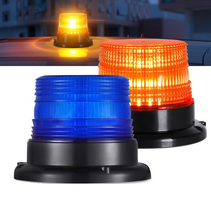 Car Truck Police Roof Top Warning Light Emergency LED Strobe Light ...