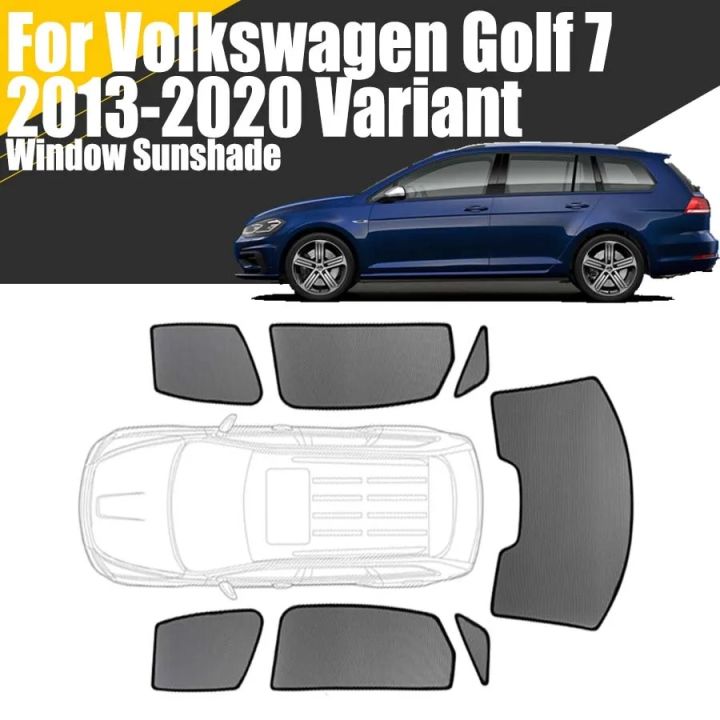 Custom Magnetic Car Window Sunshade For Volkswagen Golf 7 VII Variant ...