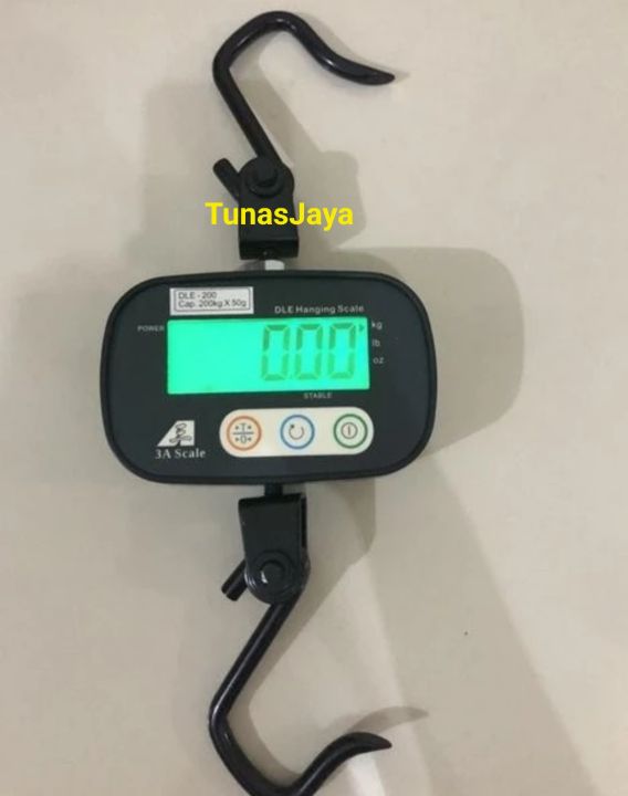 Timbangan gantung digital DLE 200kg/digital hanging scale | Lazada ...