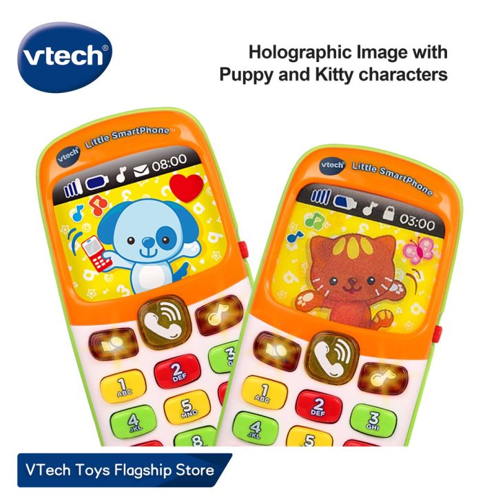 VTech Little Smart Phone (Orange) | Lazada