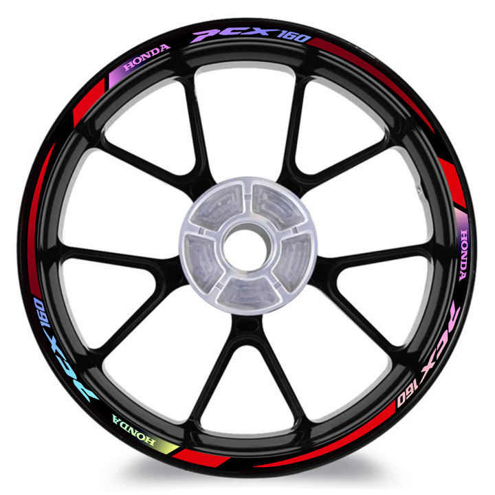 Honda PCX160 Wheel Reflective Sticker Stripe Decorative Decal ...