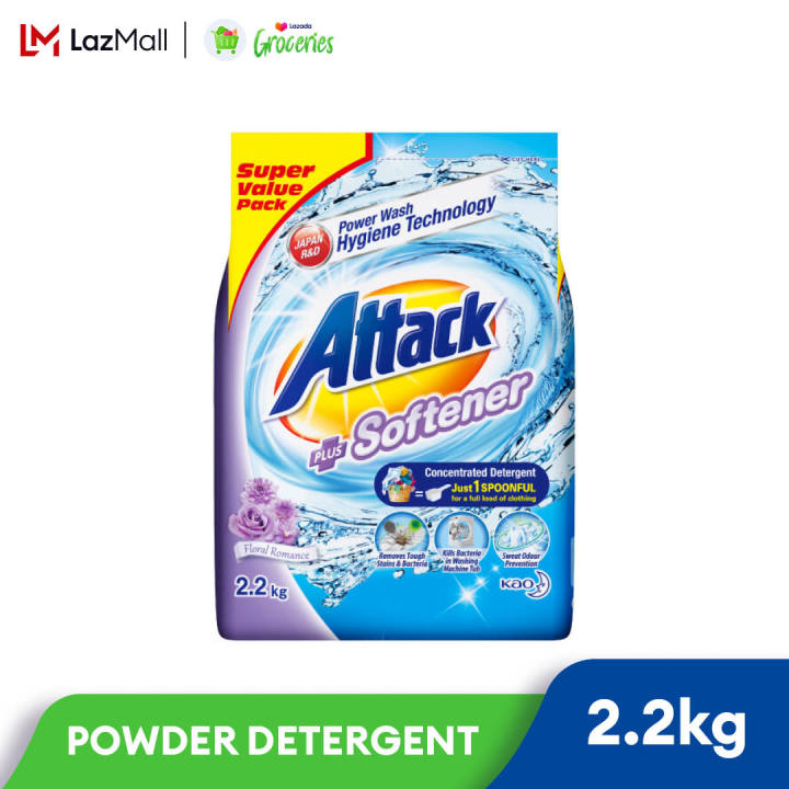 Attack Detergent Plus Softener Floral Romance - Concentrate Detergent ...