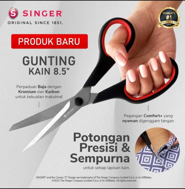 GUNTING KAIN MERK SINGER SUPER TAJAM | Lazada Indonesia