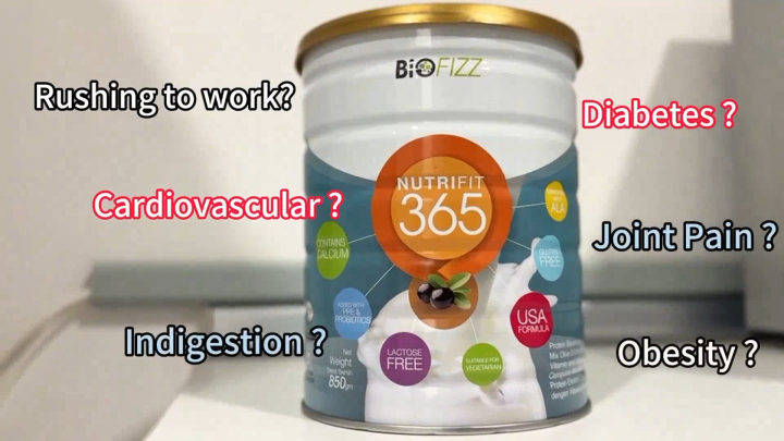 BIOFIZZ Nutrifit 365 for Bones and Joints (850g) Susu Rendah GI untuk ...