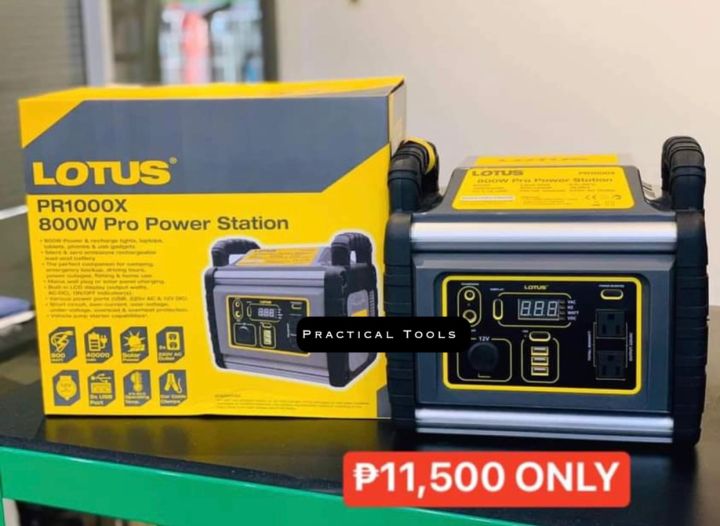 LOTUS POWER STATION 800W PR1000X | Lazada PH