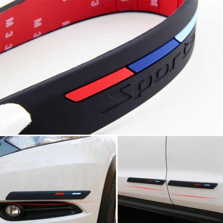 Universal Car Front Rear Bumper Protector Corner Guard Scratch Strip ...