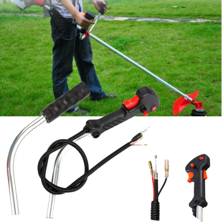 Manual Throttle Switch Assembly for Gasoline Brush Cutter Grass Trimmer ...