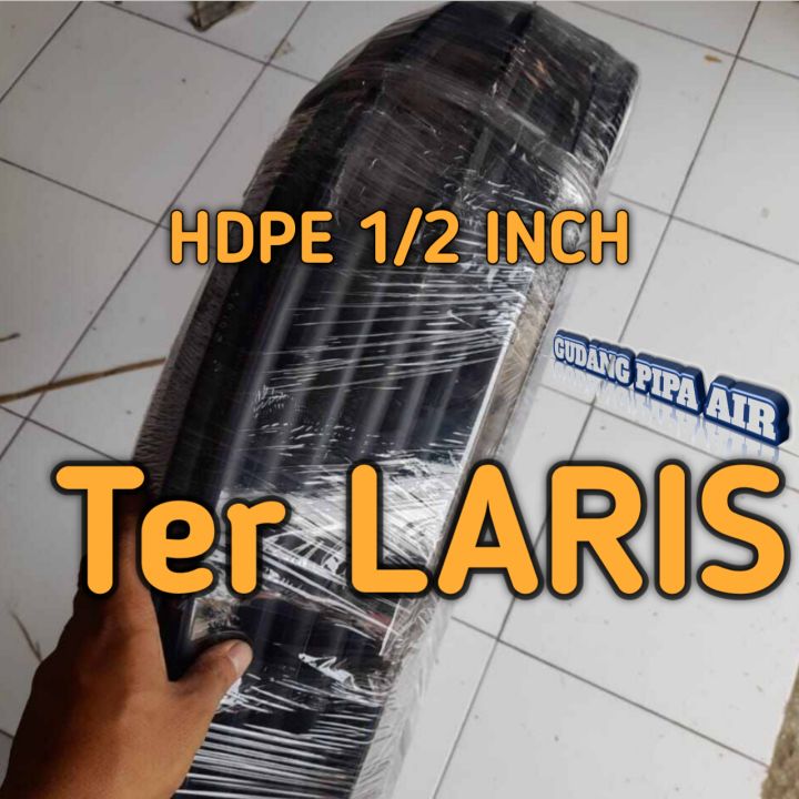 Pipa Hdpe 1/2 Inch (20mm) PN10 Premium ECERAN 10Meter / selang pdam ½ ...
