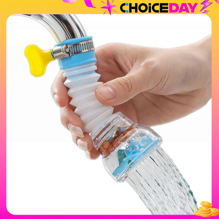 Faucet Filter Splash Proof 360 Degrees Rotatable Retractable Faucet ...
