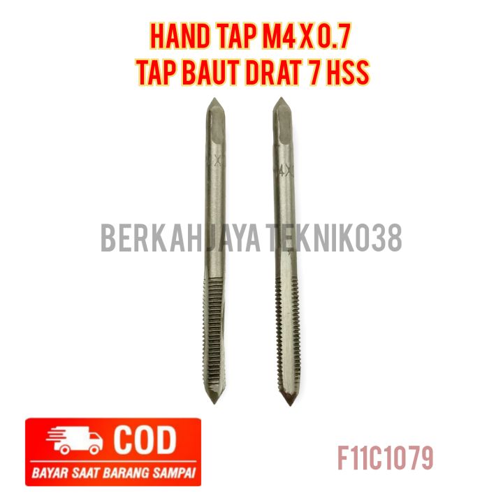 Hand Tap M4x0.7 Tap Baut Drat 7 HSS Bukan Yamawa OSG | Lazada Indonesia