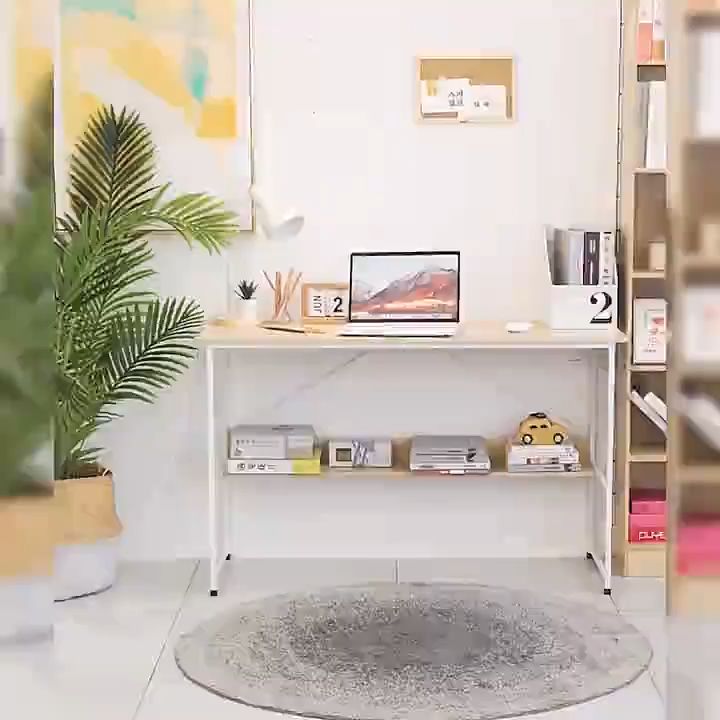 120CM Meja belajar Study table Student Desk Computer Table modern ...