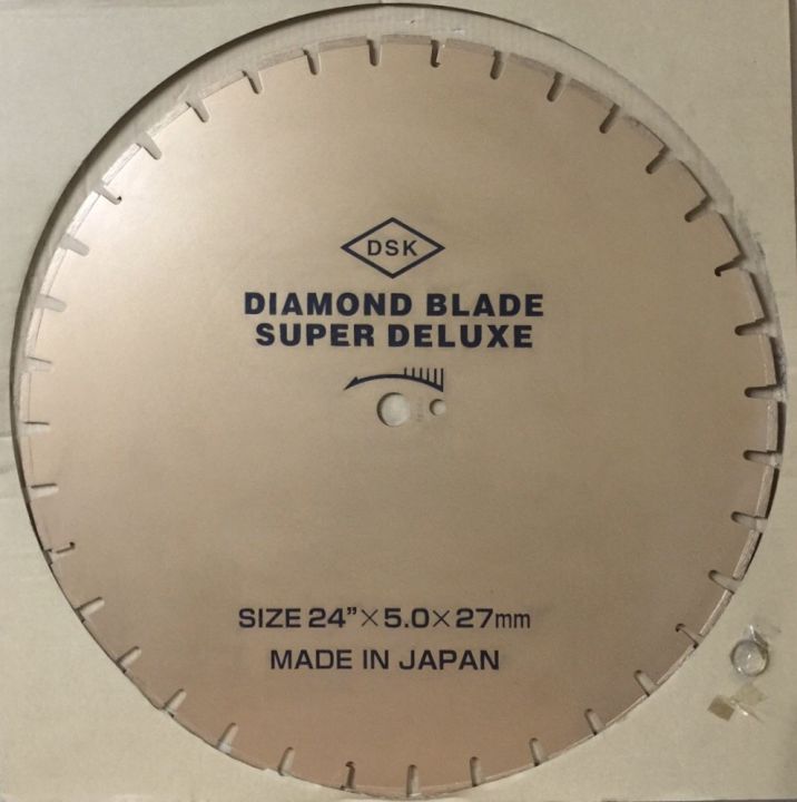 DSK 24" Diamond Blade Super Deluxe - Heavy Duty Cutting Disc | Made in ...