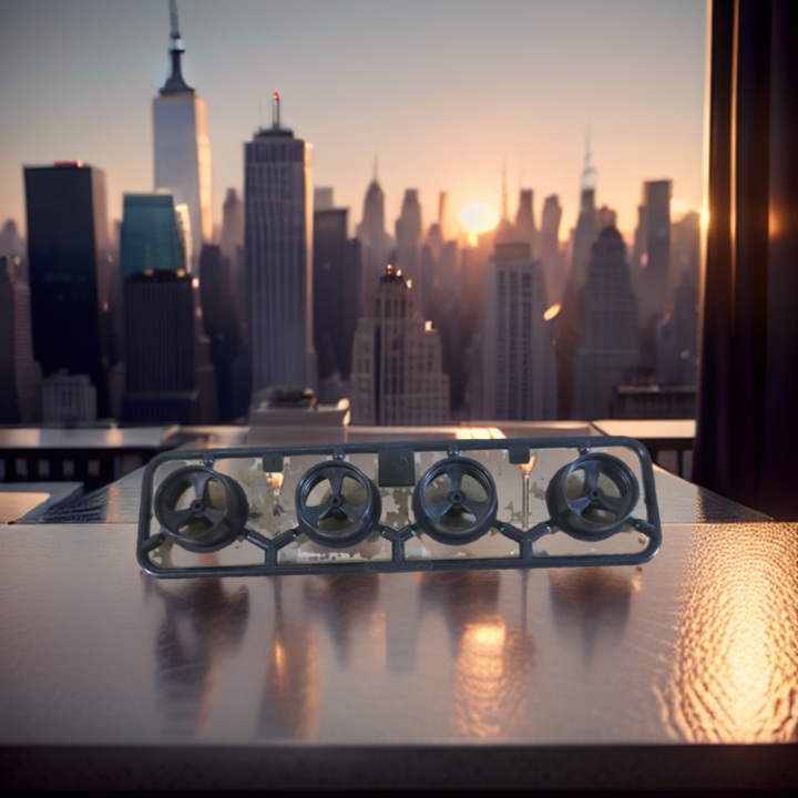 Tamiya Small dia narrow carbon 3-spoke wheel/mags | Lazada PH