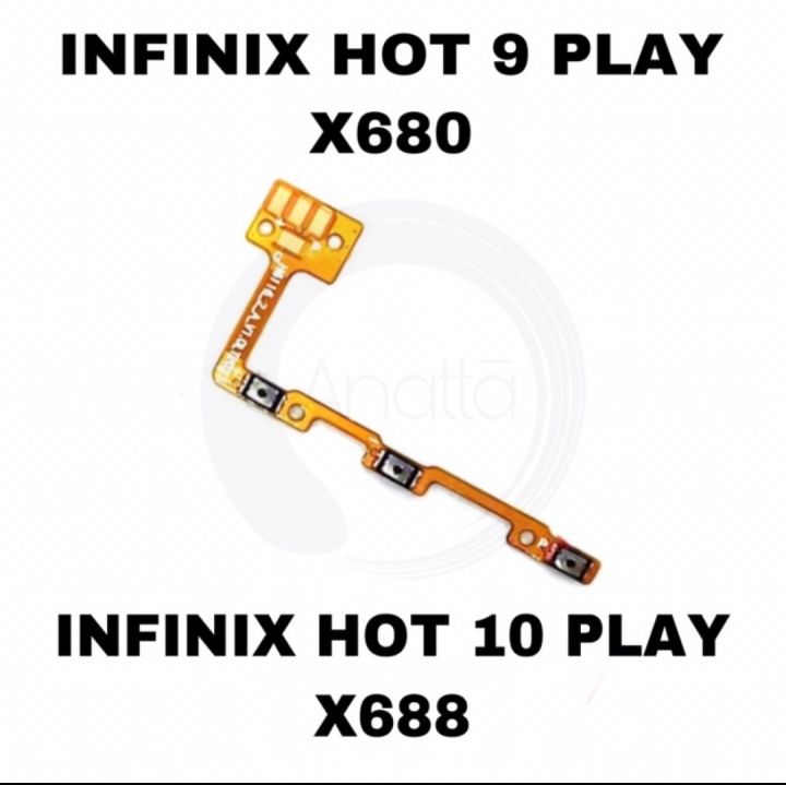 Flexibel Power On Off Infinix Hot 9 Play X680 - Hot 10 Play X688 Flexible Volume | Lazada Indonesia