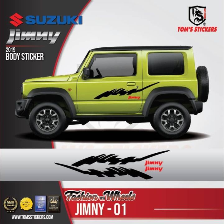 👍👍 SUZUKI JIMNY CAR BODY STICKERS SET JIMNY - 01 | Lazada