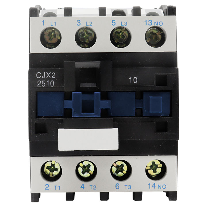 LC1D AC Contactor CJX2-2510 25A NO 3-Phase DIN Rail Mount Electric Power Contactor 24V 36V 110V ...