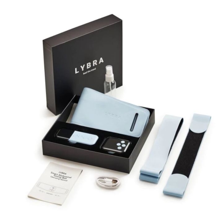 LYBRA EMS智能健身仪微电流瘦腰瘦腹带丨热敷暖 宫减脂增肌马甲线减赘肉肚腩 | Lazada