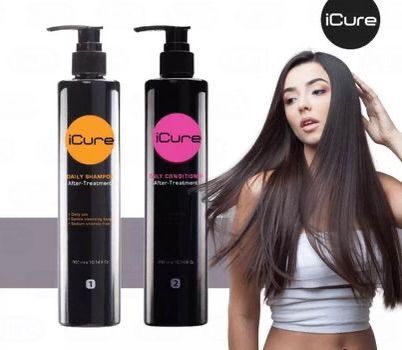 Icure after hair treatment shampoo and conditioner set | Lazada PH