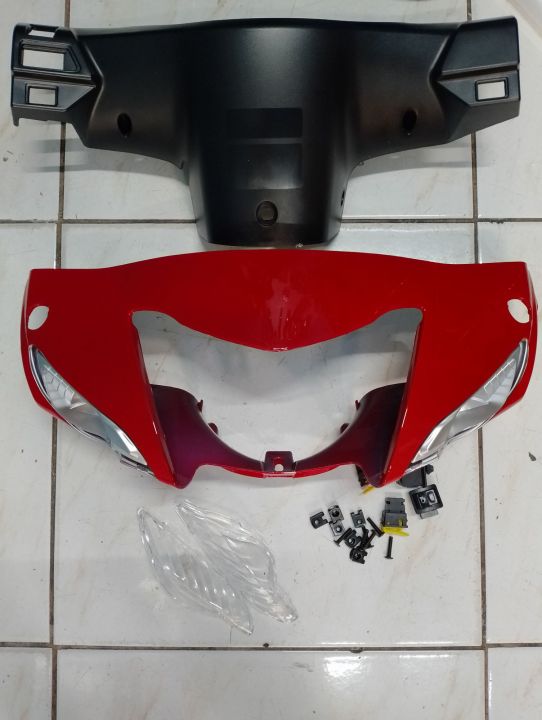 FRONT AND BACK COWLING WAVE 100/100R (disc brake/drum brake)with free ...
