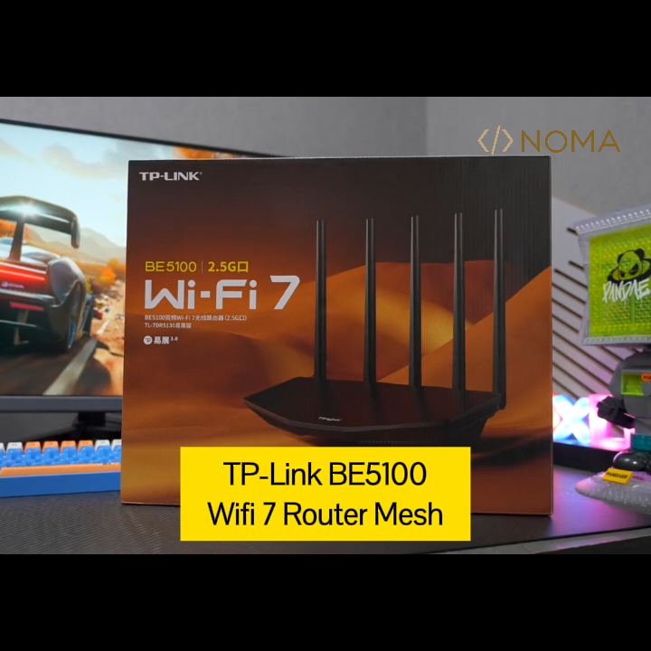 【SG】BE5100 Wifi 7 Router Mesh | 2.5Gbps WAN Port | Xtra Range 2.0 | Easy-Mesh 3.0 | MRU MLO Tech ...