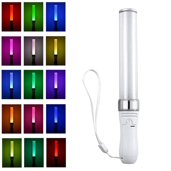 LED Light Sticks LED Glow Sticks 15 สีสลับ Poi Glow Sticks สําหรับงาน ...