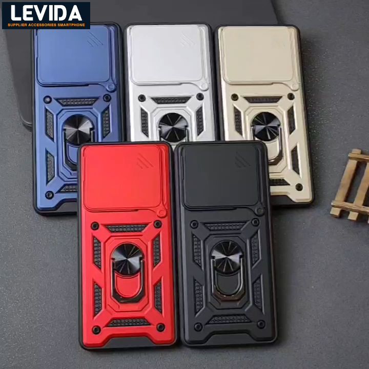 Realme 13 4G Case Robot Slide Ring Kamera Case Slide Kamera Protect ...