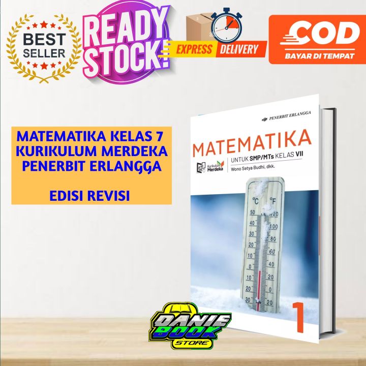 BUKU MATEMATIKA KELAS 7 SMP KURIKULUM MERDEKA PENERBIT ERLANGGA | Lazada Indonesia