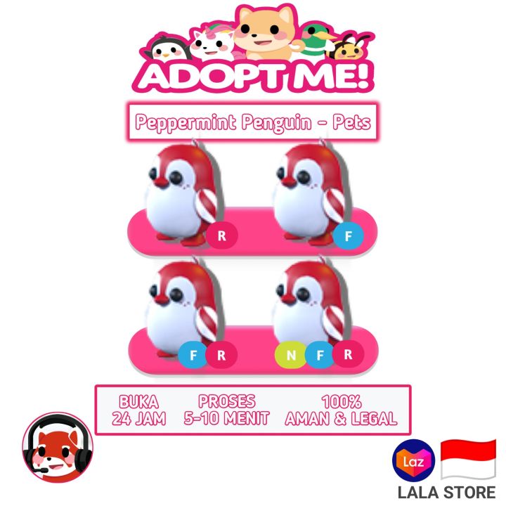 Adopt Me - Peppermint Penguin - Roblox | Lazada Indonesia